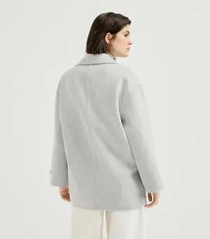 Brunello Cucinelli Cashmere Beaver Pea Coat