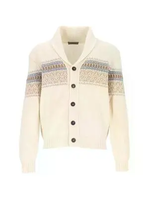Corneliani Shawl-collar Cardigan - Neutrals