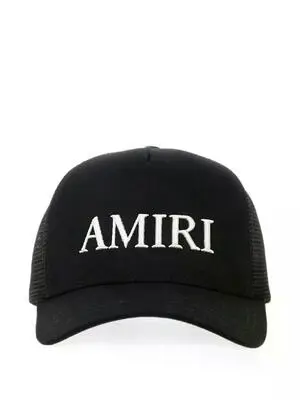 Amiri Logo-embroidered Mesh-panel Cap - Black
