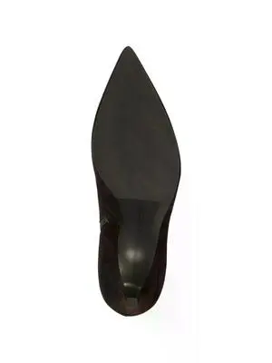POTAMY Suede Point-toe Stiletto Heel Ankle Boots