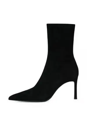 POTAMY Point-toe Suede Ankle Boots