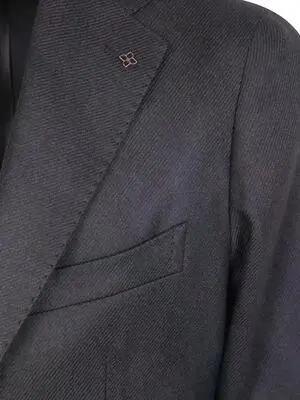 Tagliatore Montecarlo Twill-weave Notched-lapels Blazer