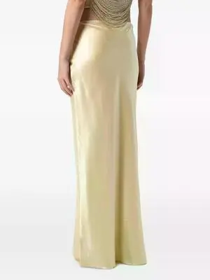 Cult Gaia Satin-finish Maxi Skirt
