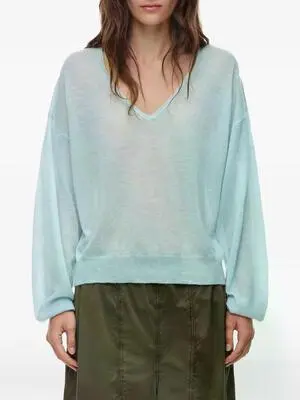 Bimba Y Lola Light Wool V-neck Sweater