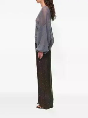 Bimba Y Lola Light Mohair Boat-neck Sweater