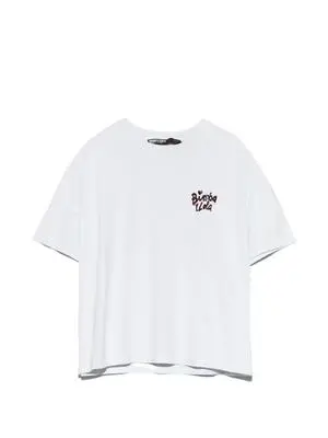 Bimba Y Lola Light Cotton Boxy T-shirt - Blue