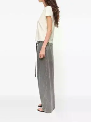 Bimba Y Lola Light Yellow Cotton Straight T-shirt