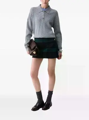 Liu Jo Knit Polo With Jewel Buttons