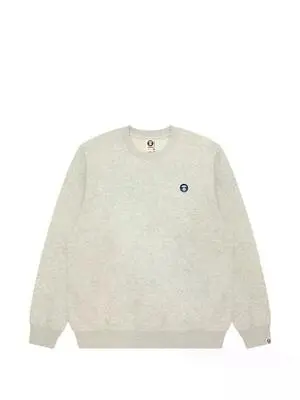 AAPE BY *A BATHING APE Crew Neck Sweatshirt With Rear Logo Print