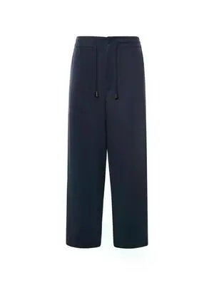 HED MAYNER Drawstring-waistband Trousers - Blue