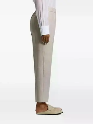 Peserico Elasticated-waistband Tailored Trousers - Neutrals