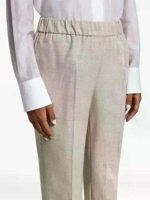 Peserico Elasticated-waistband Tailored Trousers