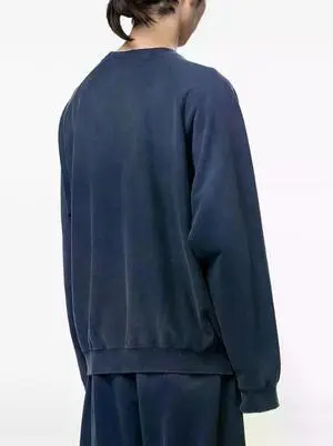 Mihara Yasuhiro Sun Faded Like Distressed Sweatshirt - Blue