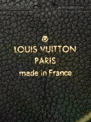 LOUIS VUITTON 2019 Monogram Empreinte Clemence Wallet Long Wallets - Black