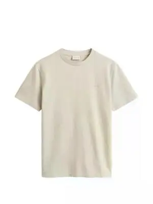 Gant Logo-embroidered T-shirt - Neutrals