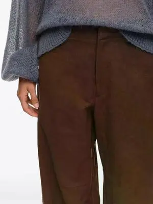 Bimba Y Lola Oak Barrel-leg Trousers With Adjustable Waist