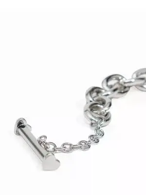 Bimba Y Lola Black Heart Chain Necklace
