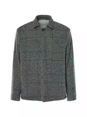 Eleventy Checked Shirt Jacket