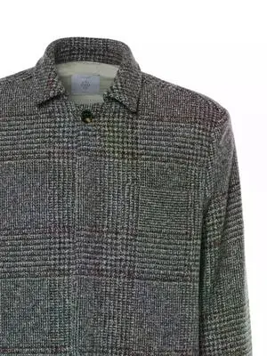 Eleventy Checked Shirt Jacket