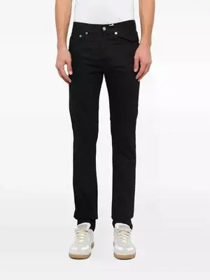Givenchy Star-embroidered Jeans - Black