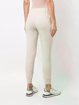Brunello Cucinelli Cashmere Drawstring Track Pants - Neutrals