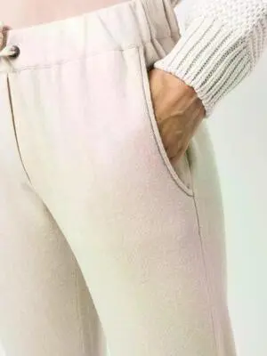 Brunello Cucinelli Cashmere Drawstring Track Pants - Neutrals