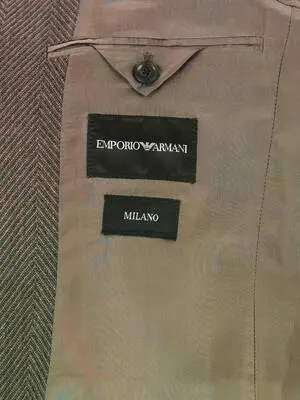 Emporio Armani Herringbone Single-breasted Suit