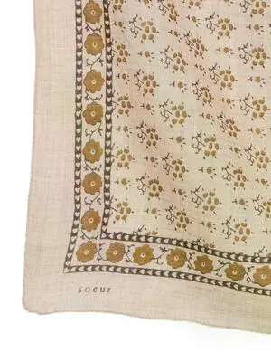 Soeur Floral-print Scarf