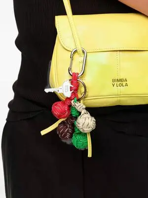 Bimba Y Lola Braided Beads And Cord Keyring