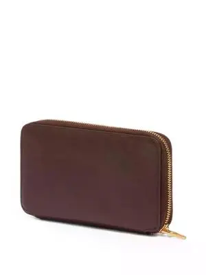 Bimba Y Lola Medium Dark Tan Leather Wallet