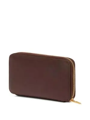 Bimba Y Lola Medium Dark Tan Leather Wallet - Brown