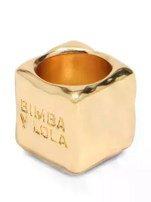 Bimba Y Lola Yellow Geometric Snakeskin Design Patchwork Scarf Charm