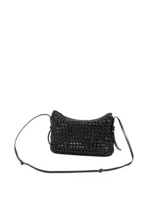 Bimba Y Lola Small Plaited Leather Crossbody Bag
