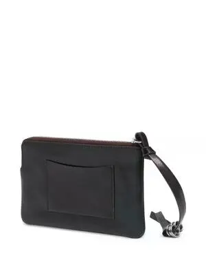Bimba Y Lola Large Dark Burgundy Leather Coin Purse - Red