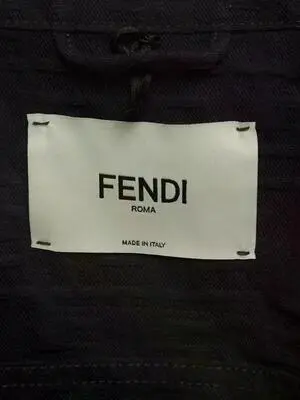 Fendi Monogram Jacquard Denim Jacket