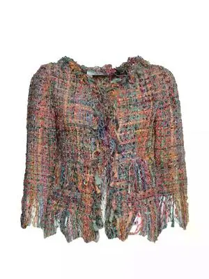 CHARLOTT Fringe-trimmed Bouclé Jacket