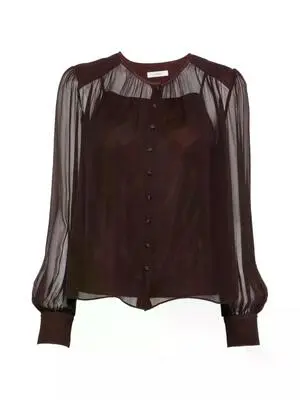 JOSEPH Elisa Silk Chiffon Blouse