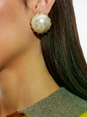 Marni Faux-pearl Embellished Earrings