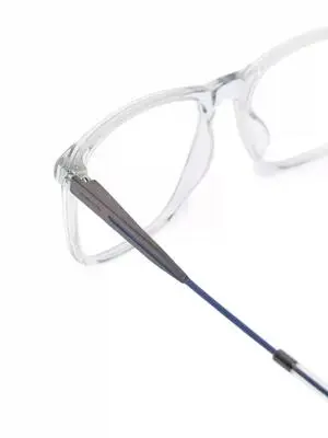 Calvin Klein Transparent Square Frame Eyeglasses