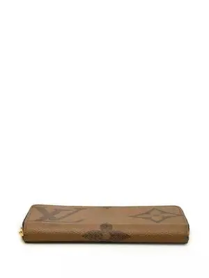 LOUIS VUITTON 2020 Monogram Giant Reverse Zippy Wallet Long Wallets - Brown