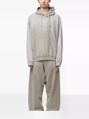 Mihara Yasuhiro Sun Faded Like Distressed Hoodie - Grey