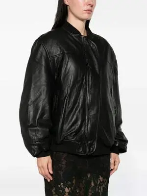 ROTATE BY BIRGER CHRISTENSEN Zip-up Leather Jacket
