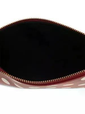 Comme Des Garçons Polka-dot Leather Pouch