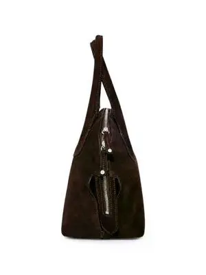 IACUCCI Suede Two-way-zip Tote Bag