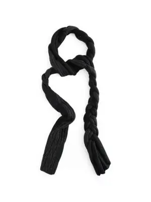 Y’S Braided Cable-knit Scarf