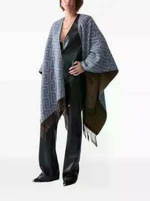 Liu Jo Monogram-jacquard Poncho