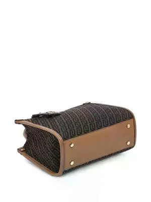 Liu Jo Jacquard Monogram Top Handle Bag With Charm