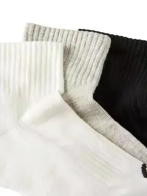 BENETTON Logo-print Ribbed-trim Socks