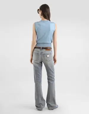 Dolce & Gabbana 5-pocket Denim Trousers Denim And Jeans Multi-colored
