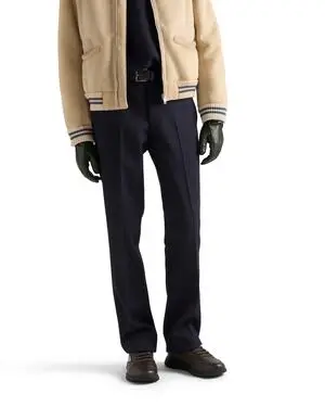 Prada Shearling Lined Leather Trainers
